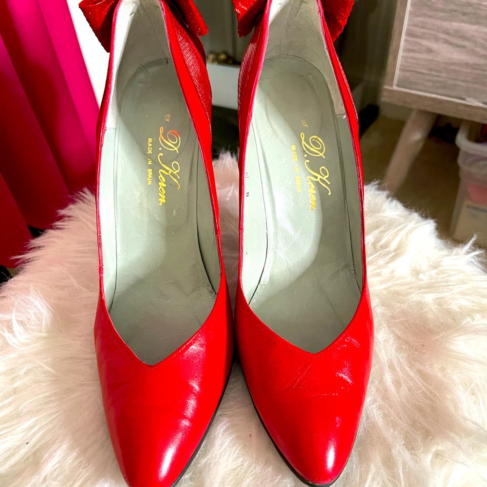 1980’s Red Vintage Shoes - Gem